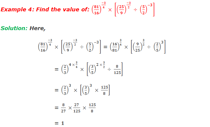 10 Math Problems: Laws of Indices