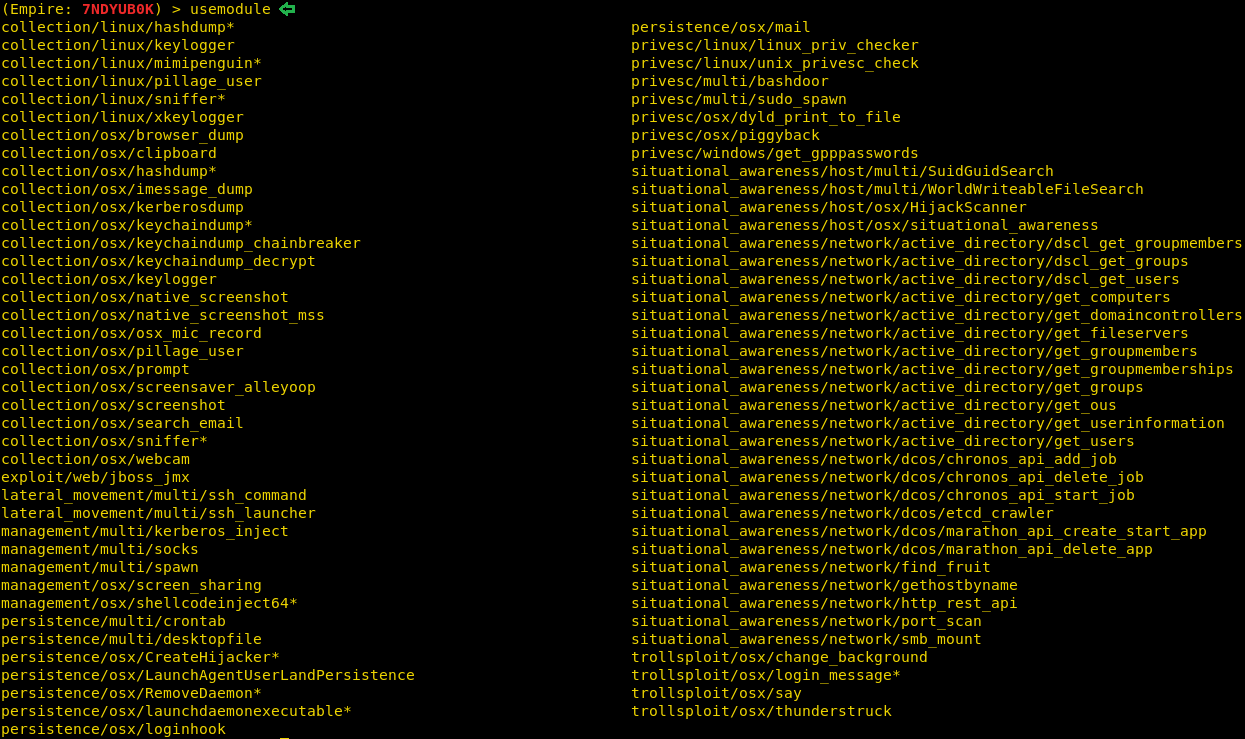 Osx Exploitation With Powershell Empire Hacking Articles