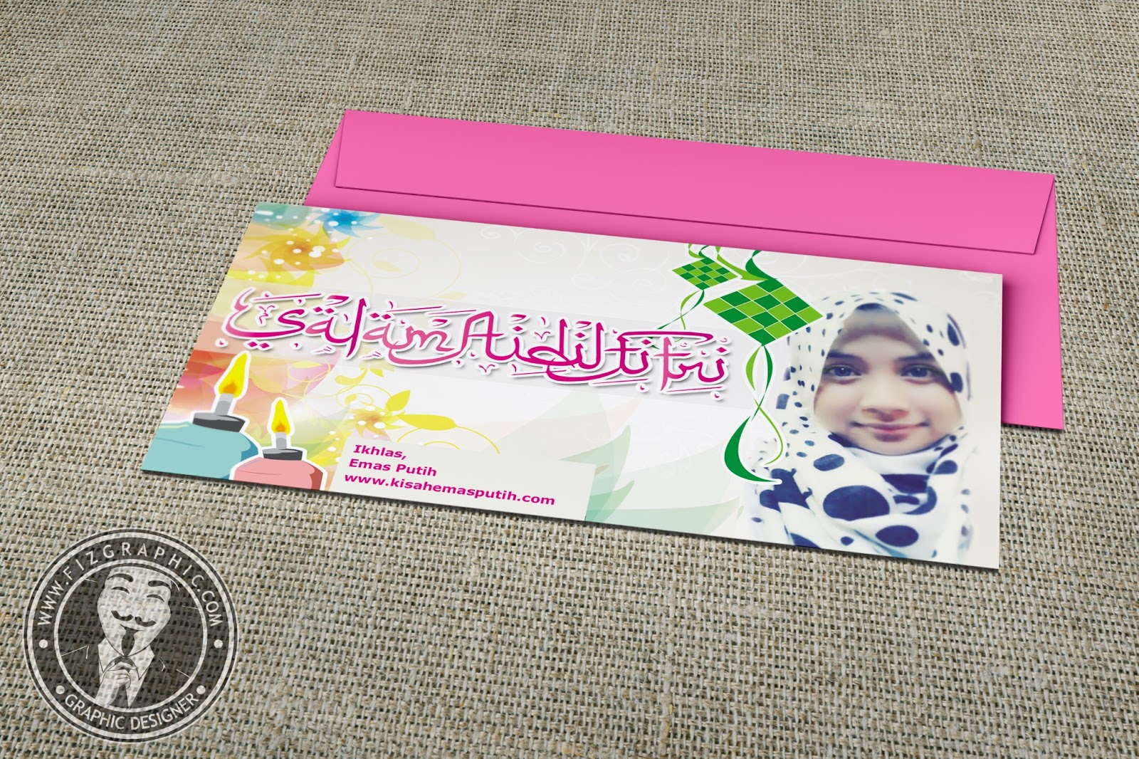 Fizgraphic: Design Kad Raya Bloggers