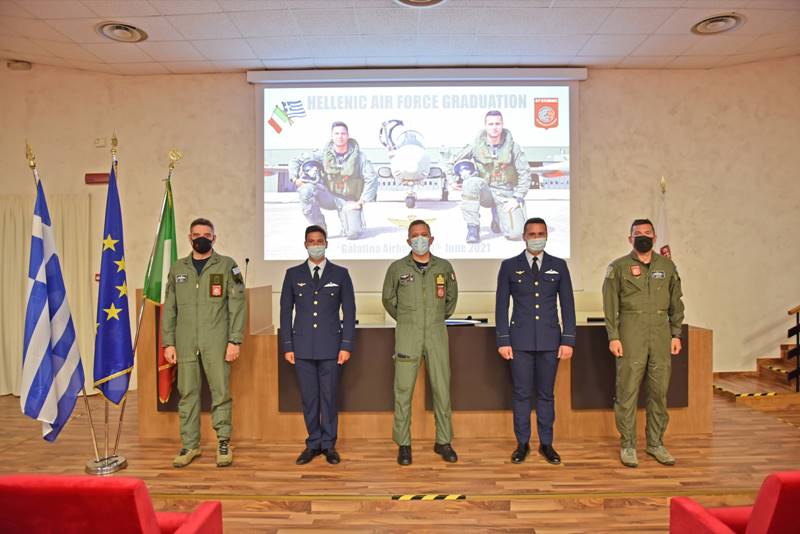 Italian Air Force Flight School delivers wings to Hellenic Air Force ...