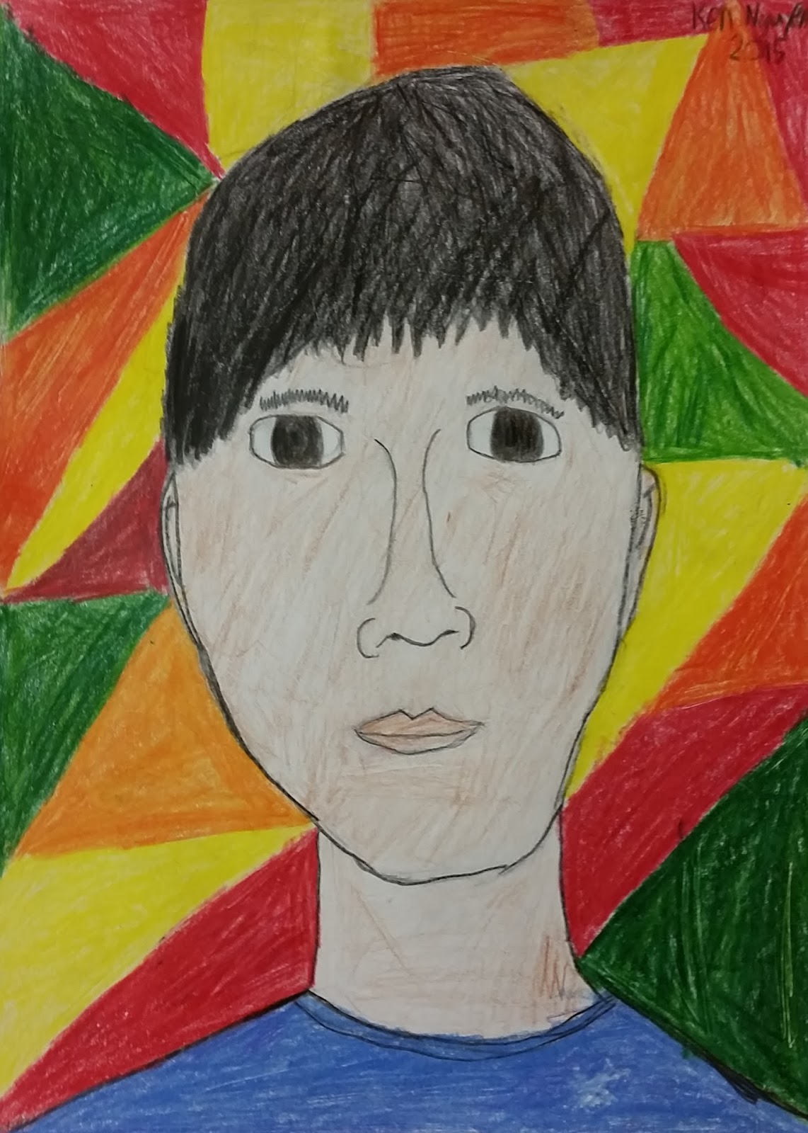 ART ROCKS : 4th grade self-portraits