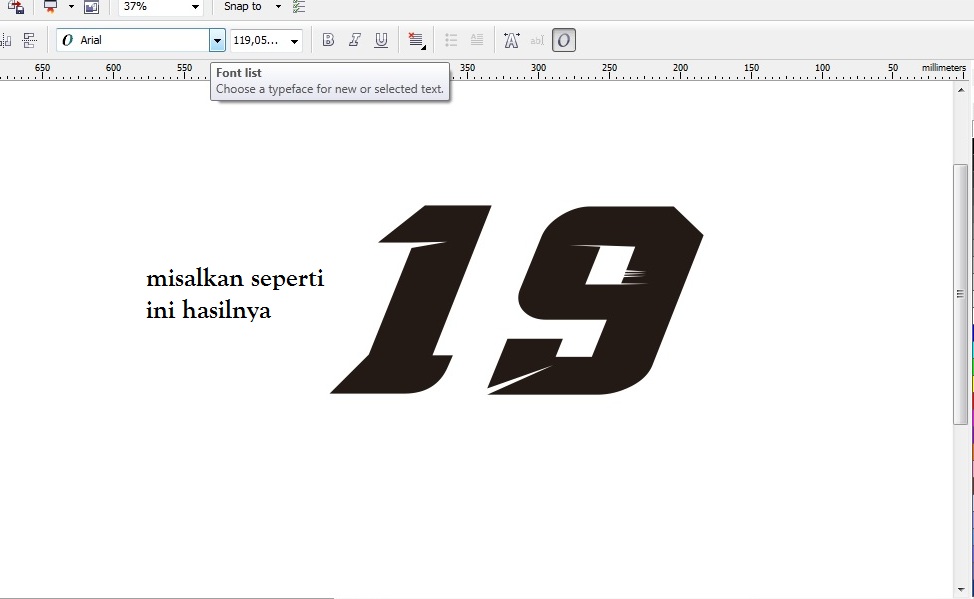 Berbagi Ilmu: Cara Membuat Nama & Nomor start Racing CorelDraw