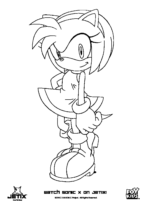 Planse De Colorat Cu Sonic – Colecția de carte de colorat Sonic The ...