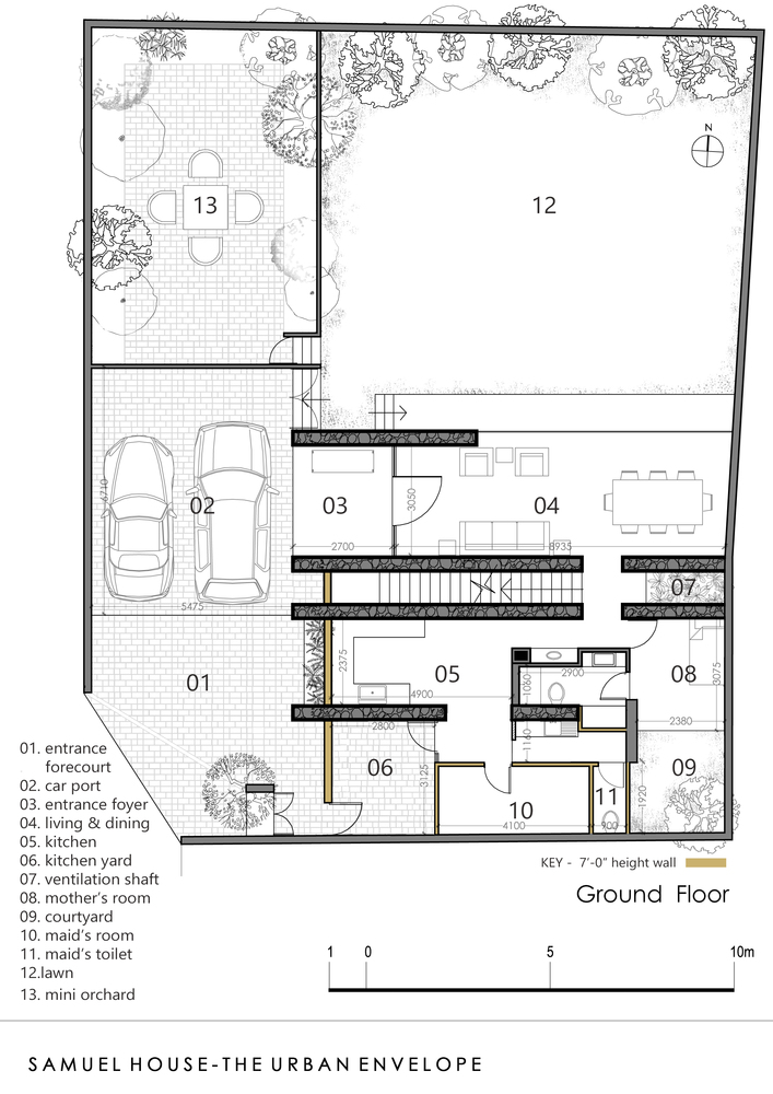 "URBAN ENVELOPE" - SAMUEL HOUSE by MMGS ARCHITECTS