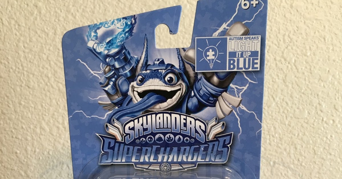 SkyLanders Collectors: Power Blue Trigger Happy boxed pic