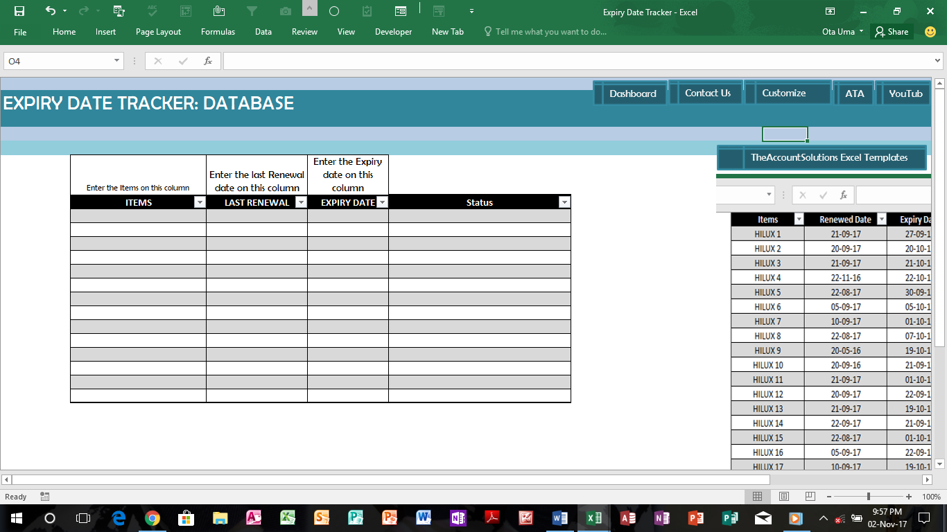 HOW TO TRACK EXPIRY DATES WITH EXCEL how-to-track-expiry-dates-with-excel