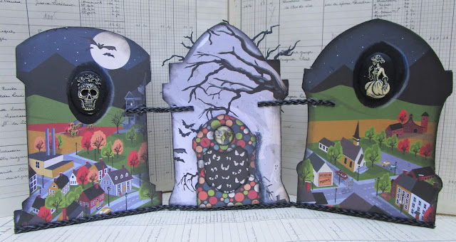 RhondaMum: Black Cats, Tombstones and Creepy Trees