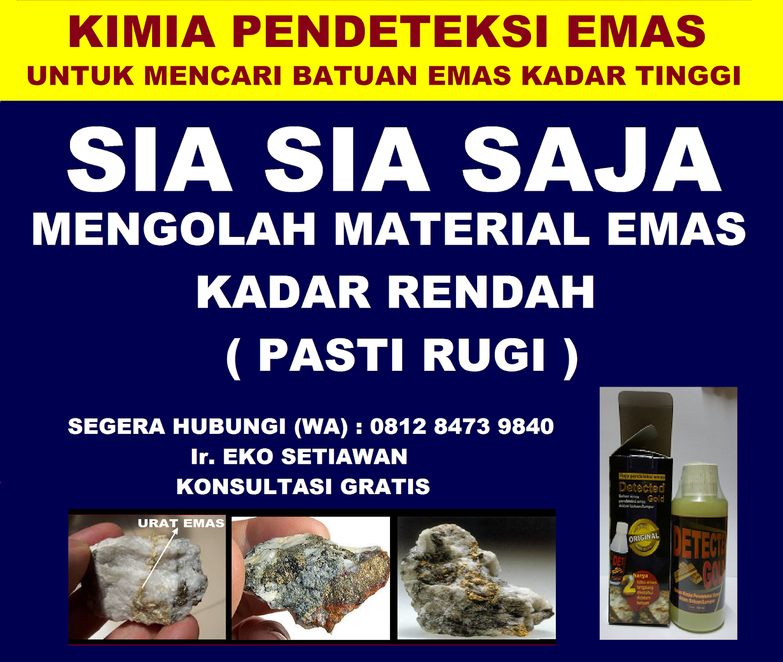 KLIK BELAJAR MENAMBANG EMAS: CARA PENGOLAHAN EMAS