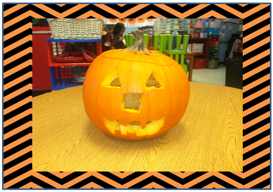 Mrs. Bloom's Kinder Class: Our Class Pumpkin