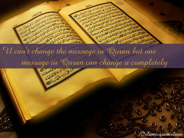 One Message in Qur\'an can change you completely ( Quran ) | Islamic Quotes