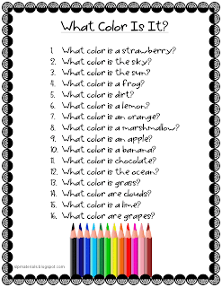 Ms. Lane's SLP Materials: AAC: What Color Is It?