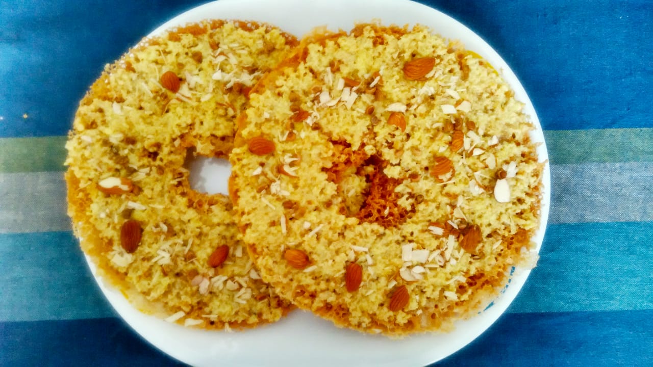 Ghevar | Malai Ghevar