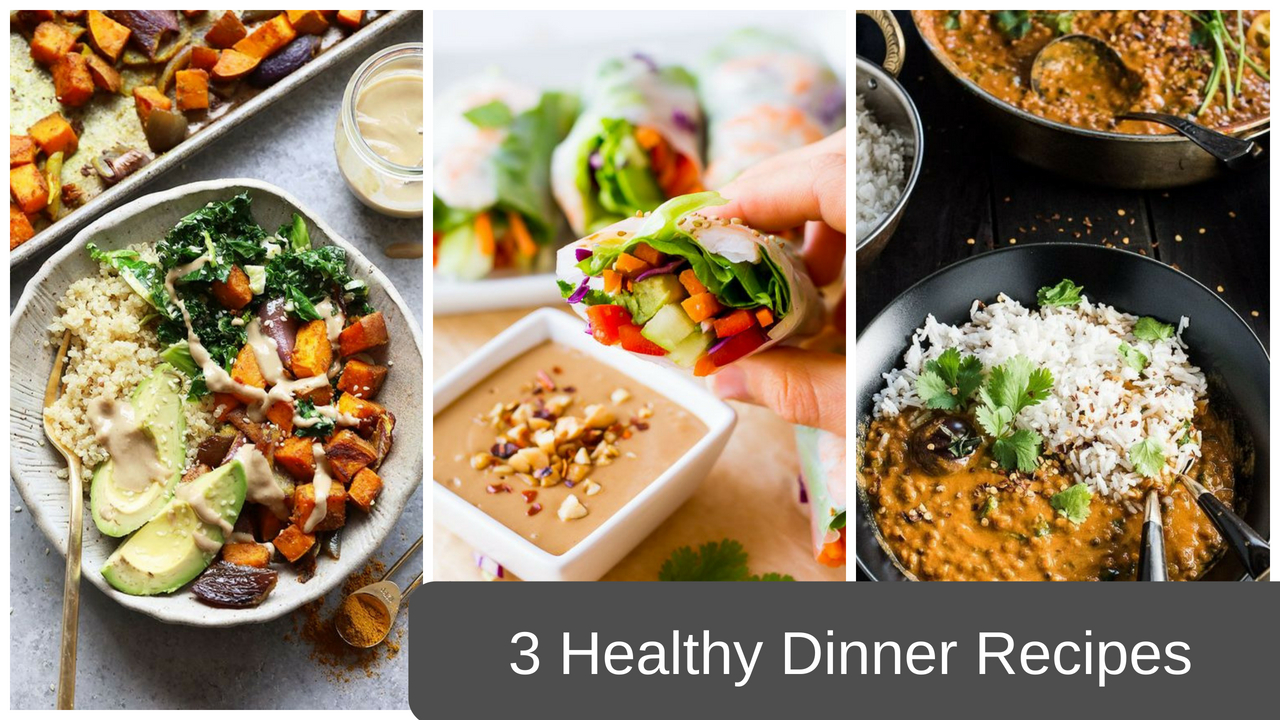 Jordy's Beauty Spot: 3 Healthy Dinner Recipes - Clean Eating Inspiration