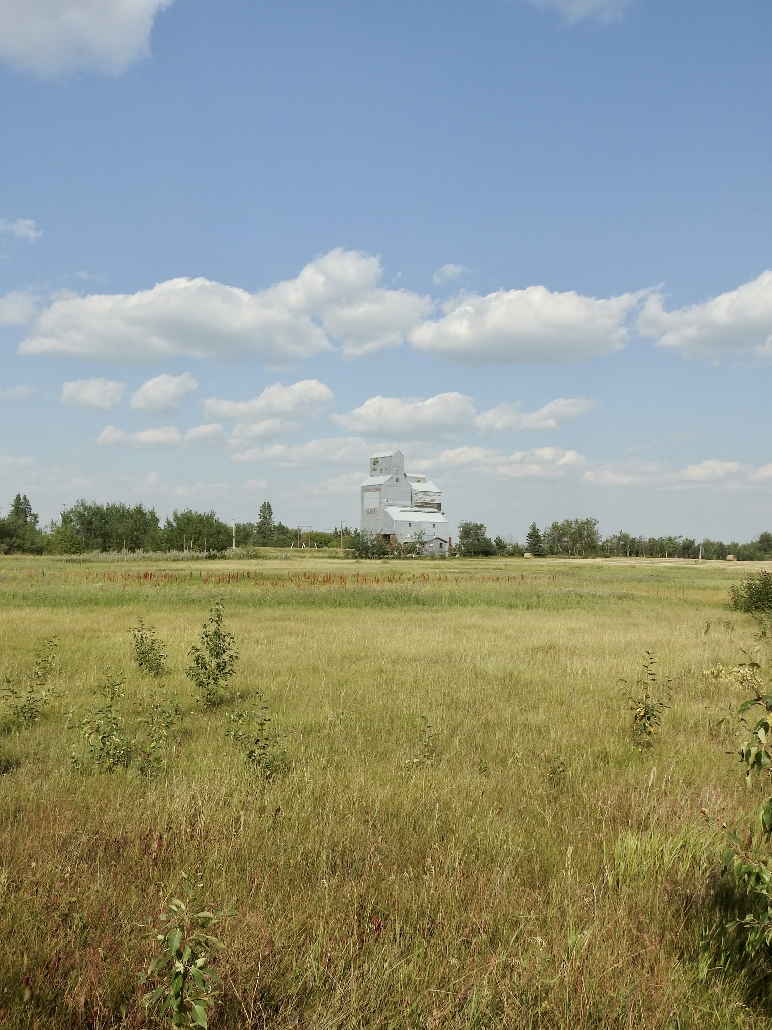 The view from here: Rama, Saskatchewan elevator