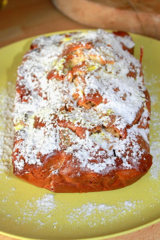 La dînette de Didou: °°° Gâteau aux pommes et au chocolat blanc