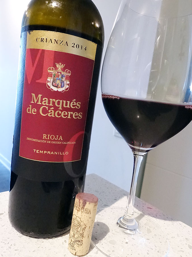Marqués de Cáceres Crianza 2014 (Spain) - Wine Review