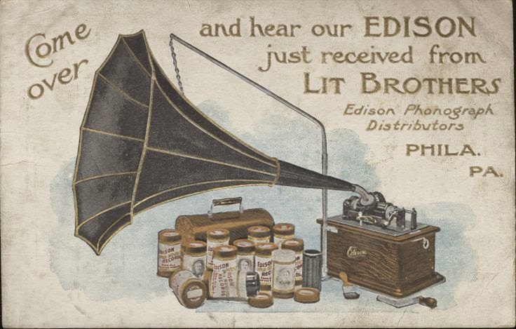 Phonautographist : Edison Standard Vintage Phonograph Advertisement