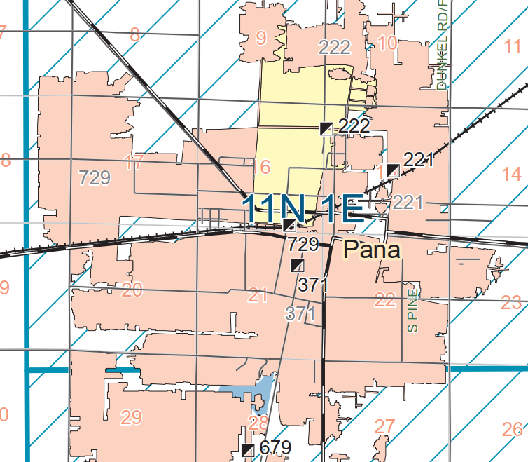Towns and Nature: Christian C: Pana, IL: Penwell and Pana #1 Coal Mines