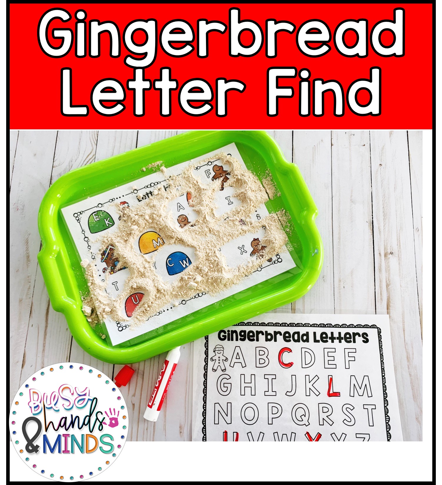 Gingerbread Preschool Pack | Busy Hands and Minds