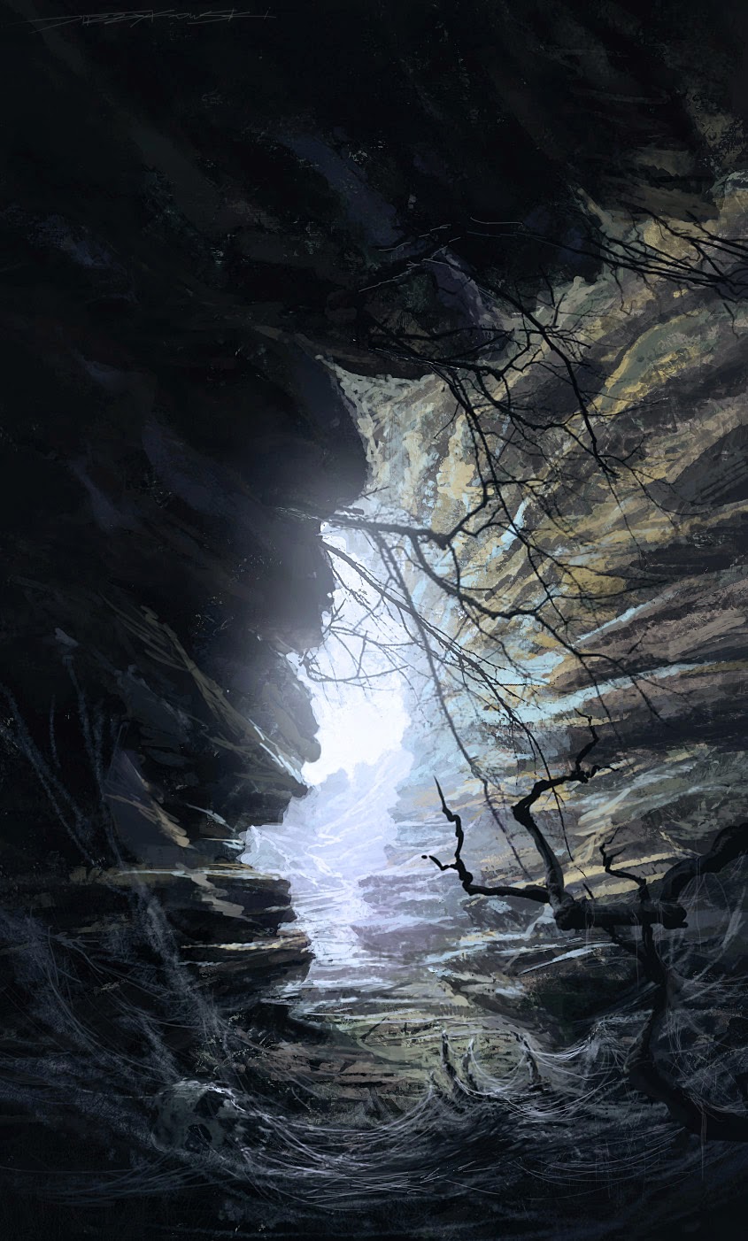 Art of Jacek Irzykowski: Speed painting - Scary Canyon