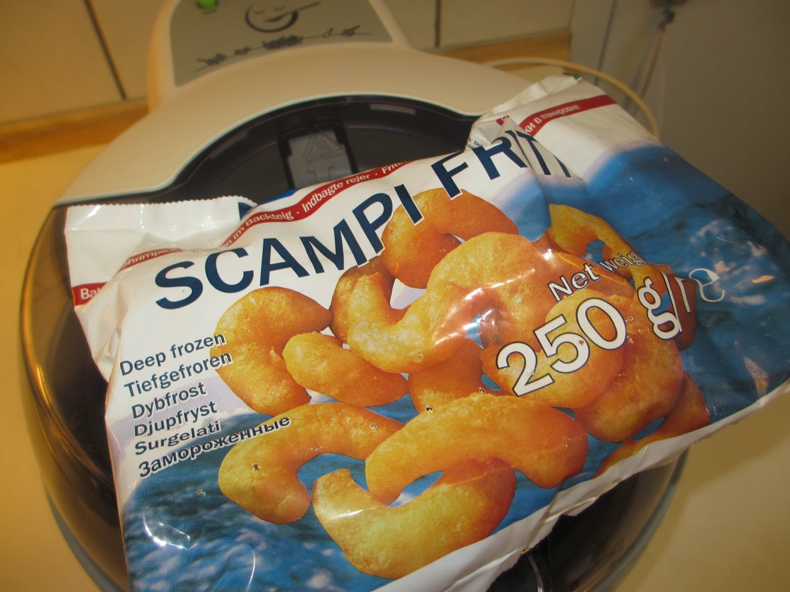K-C´s - nu LCHF.: Scampi Fritti og Calamares i Actifry.