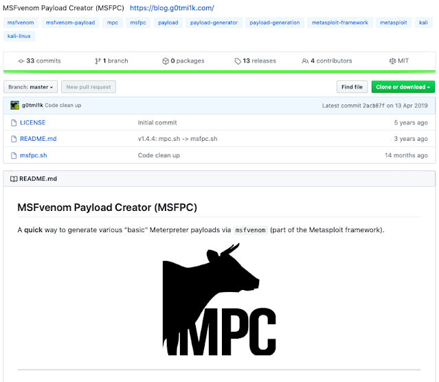 Un informático en el lado del mal: MSFPC: Un Payload Creator que no hay ...