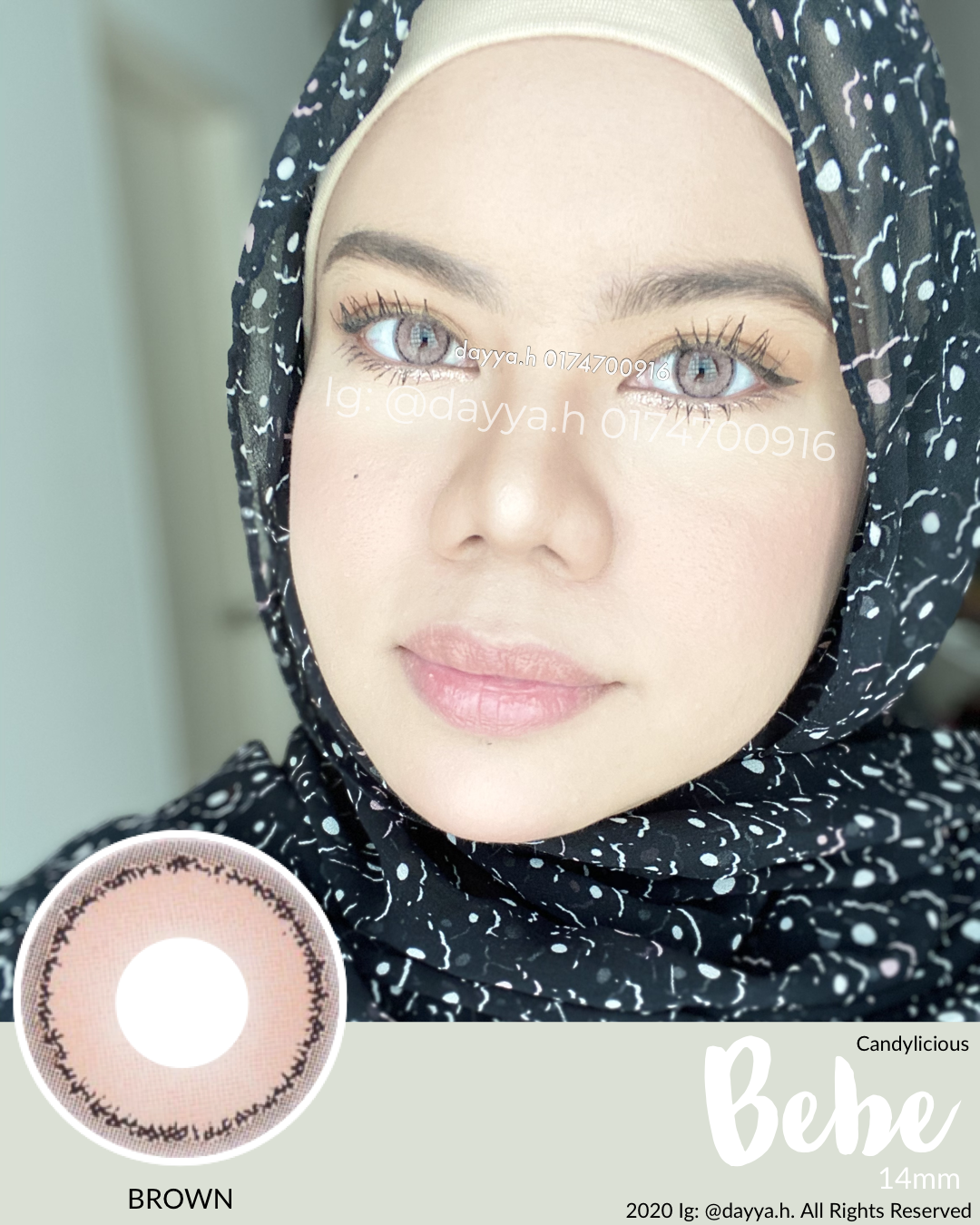 CANDYLICIOUS: BEBE BROWN [14.0MM] *** DEGREE [0-1000]