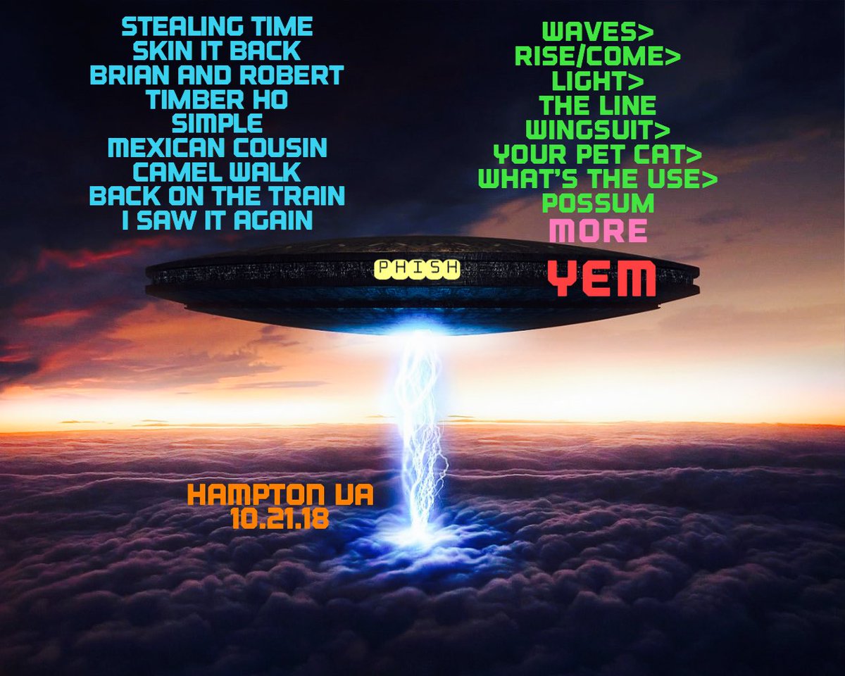 The Curtain With: Phish - 2018-10-21 Hampton Coliseum, Hampton, VA