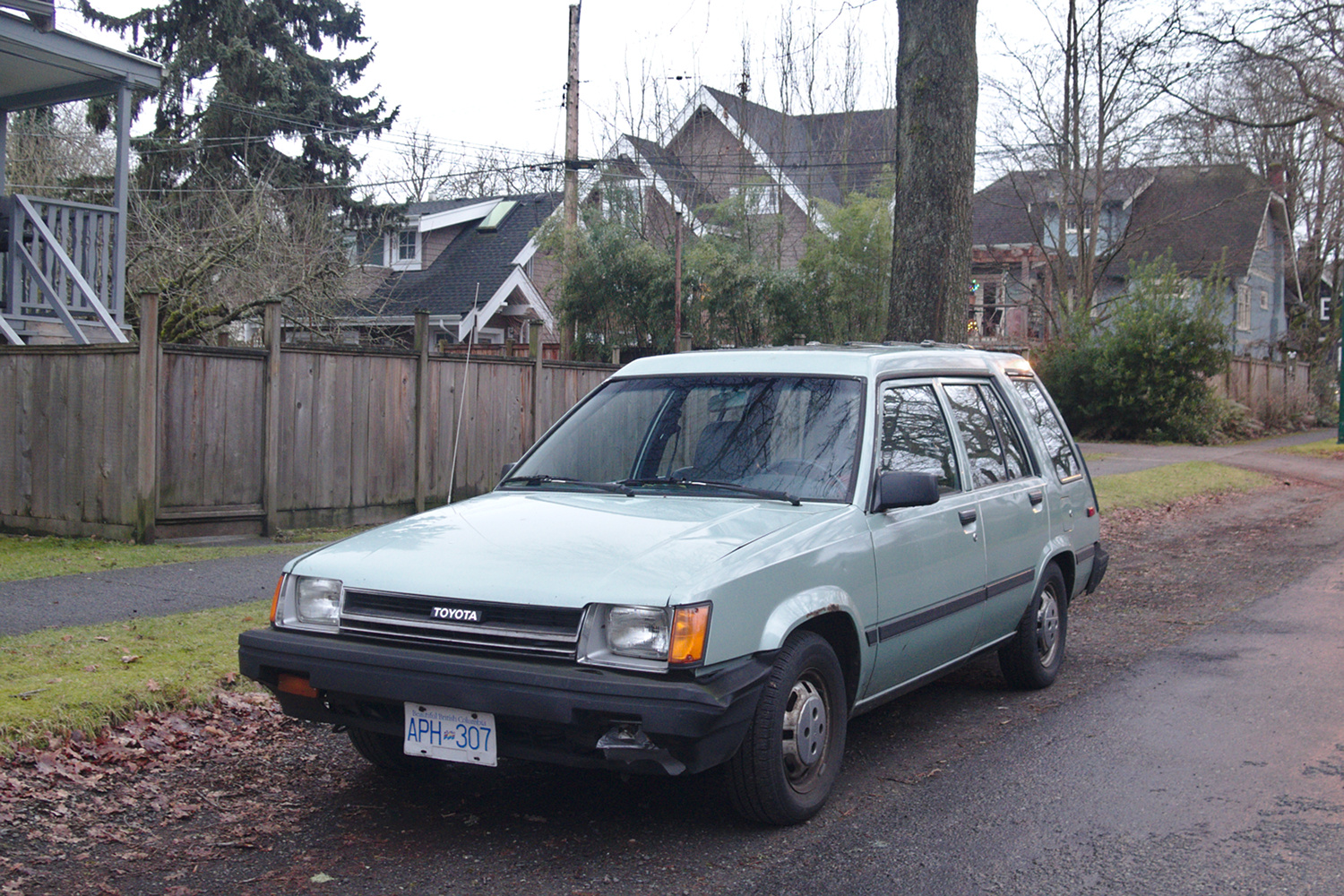 Old Parked Cars Vancouver: 1983 Toyota Tercel Wagon