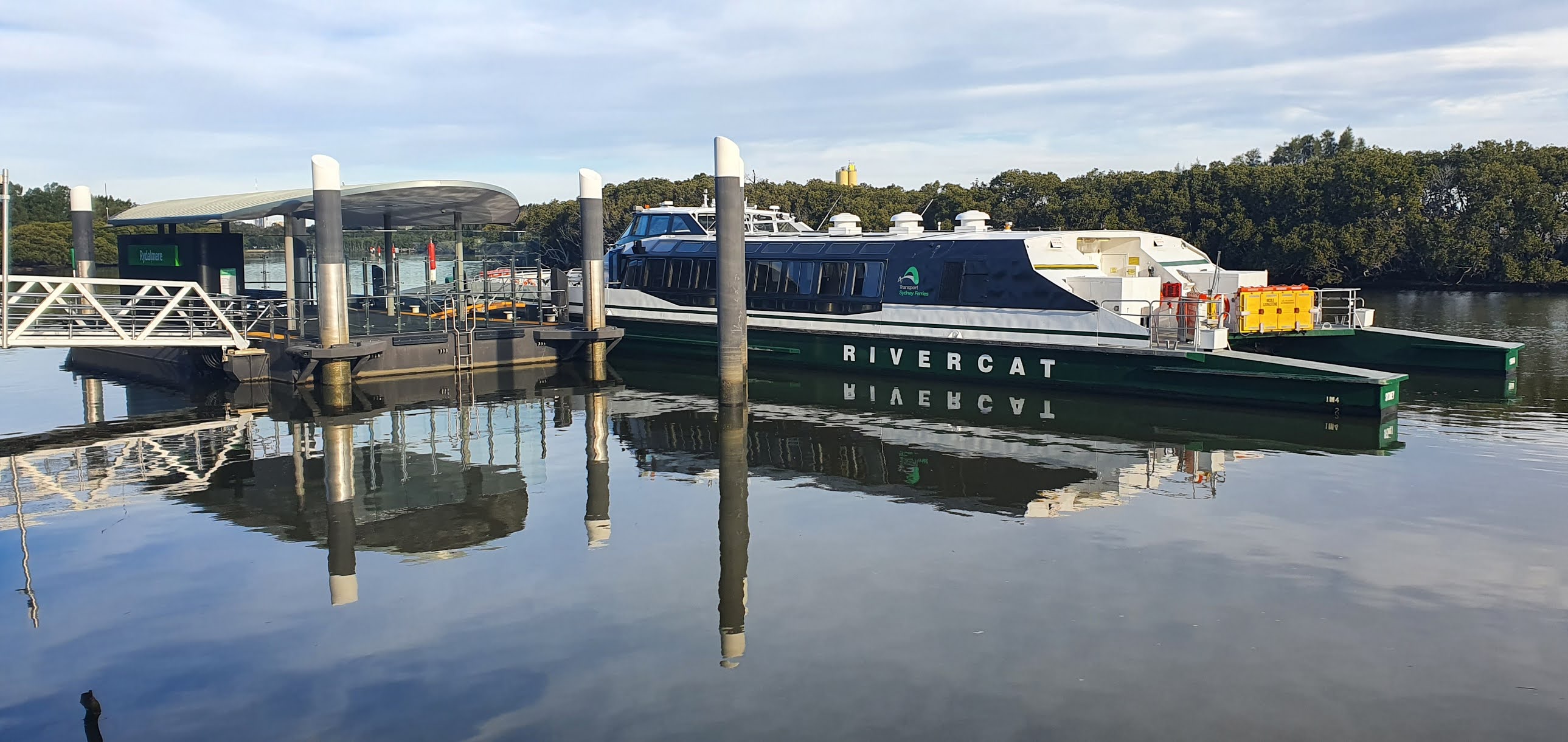 Sydney - City and Suburbs: Rydalmere, ferry wharf