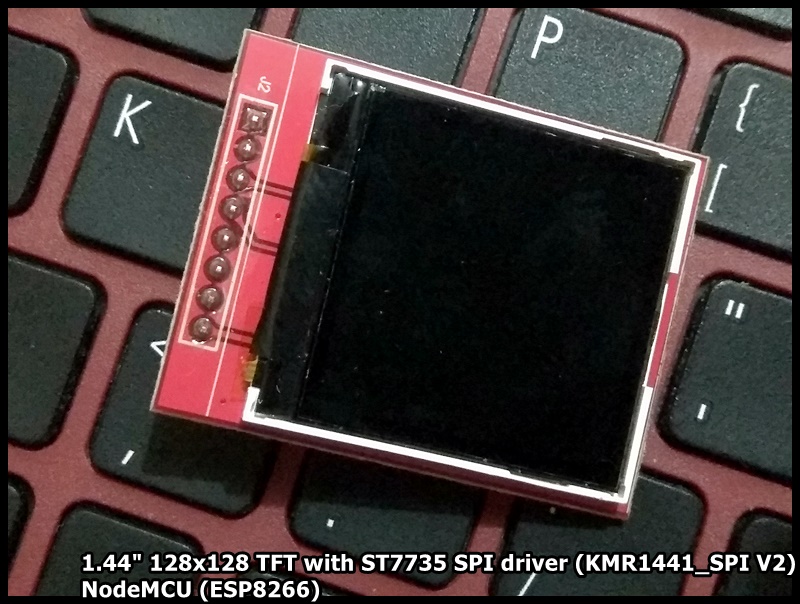 Interfacing Esp8266 Nodemcu With St7735 Tft Esp8266 Projects Arduino