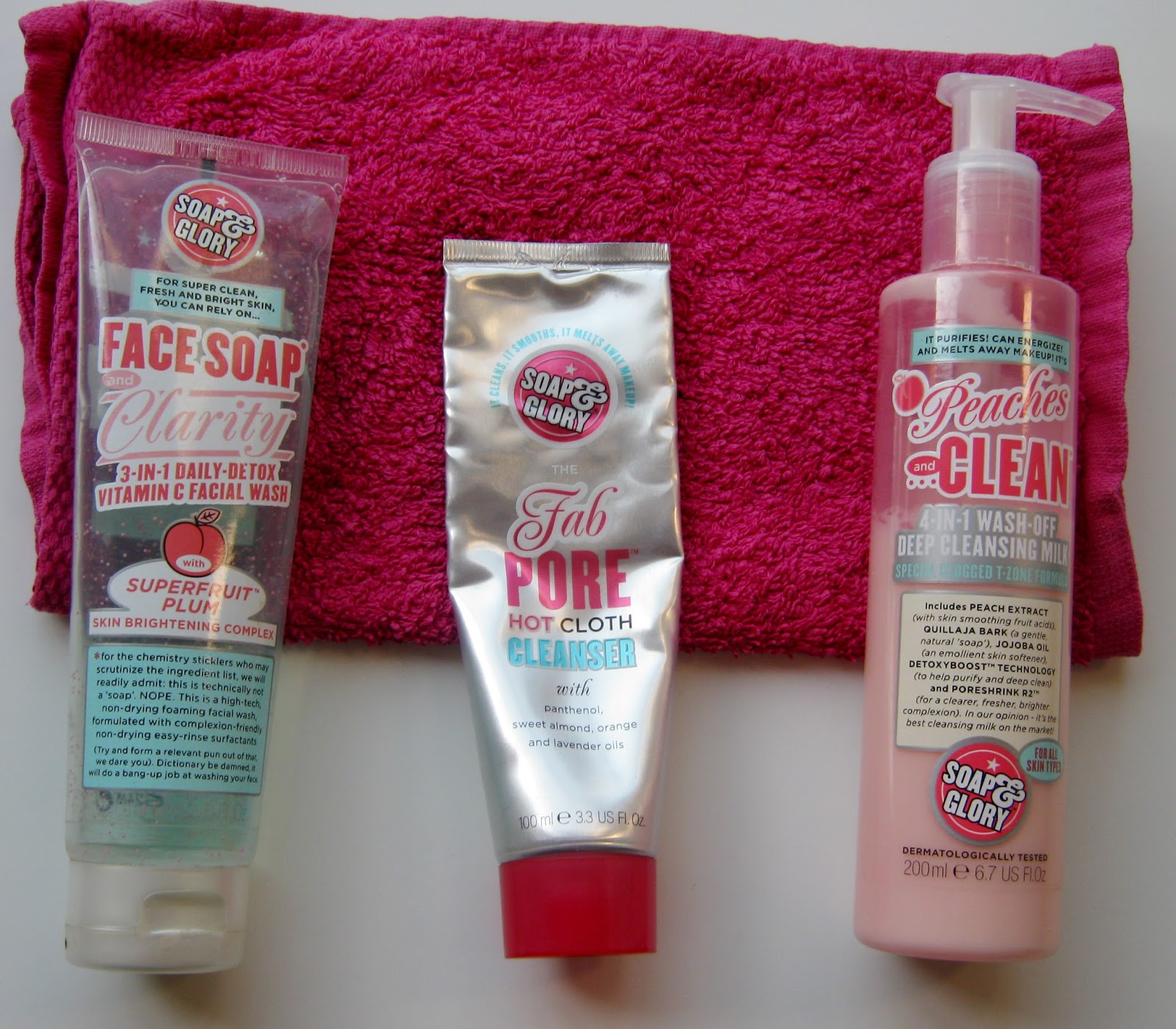 Pink-Blush: Soap and Gory Cleansers Review.