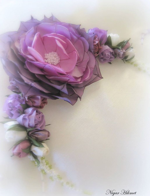 Irina: Ribbon Art. Flowers