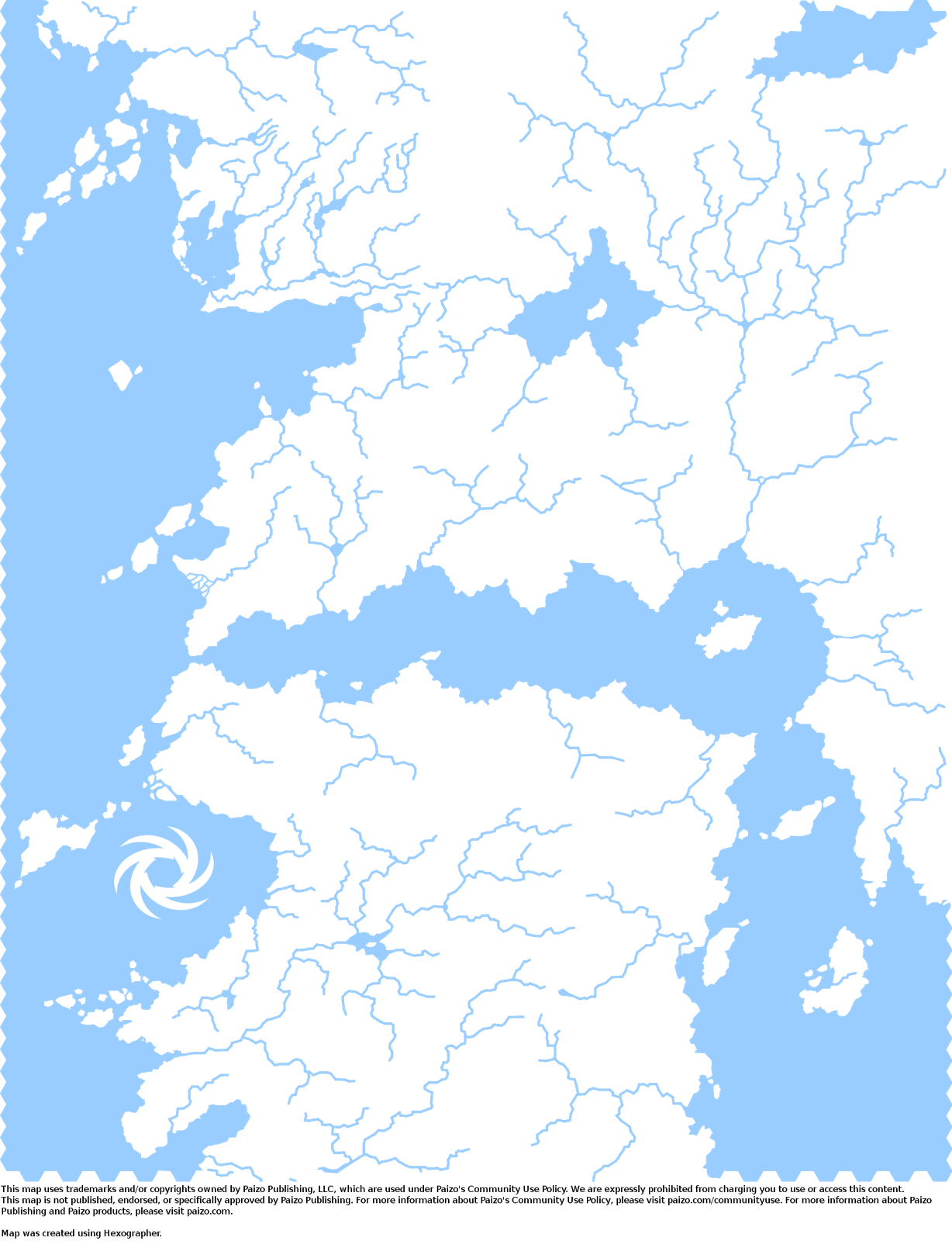Hex Ox's Hex Maps: Map - Inner Sea region 3/8