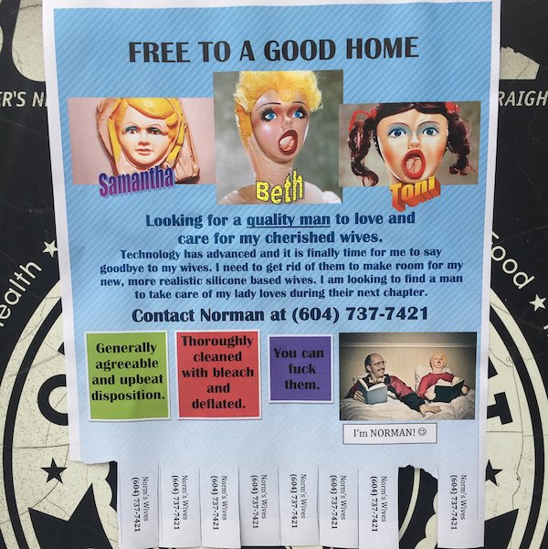 Someone is posting hilarious fake flyers on our city streets (31 Photos ...