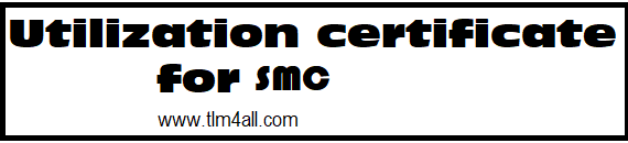 SMC Utilization certificate - Leading website for AP and Telangana ...