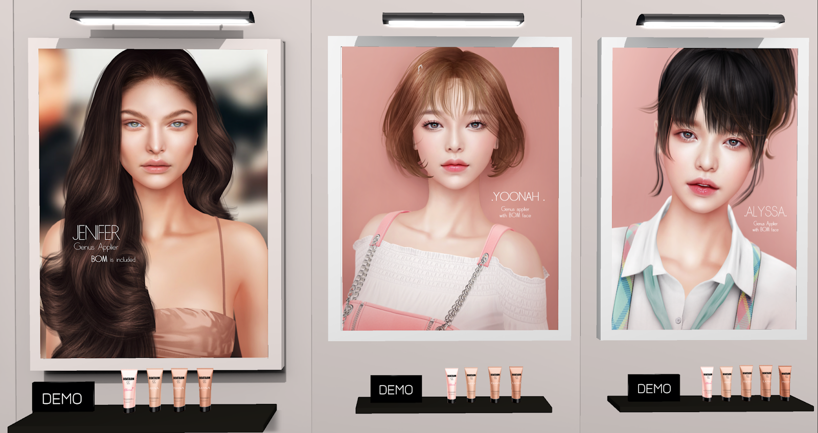 The *SK*[BoM]*IN* Project™: FEMALE BOM SKINS