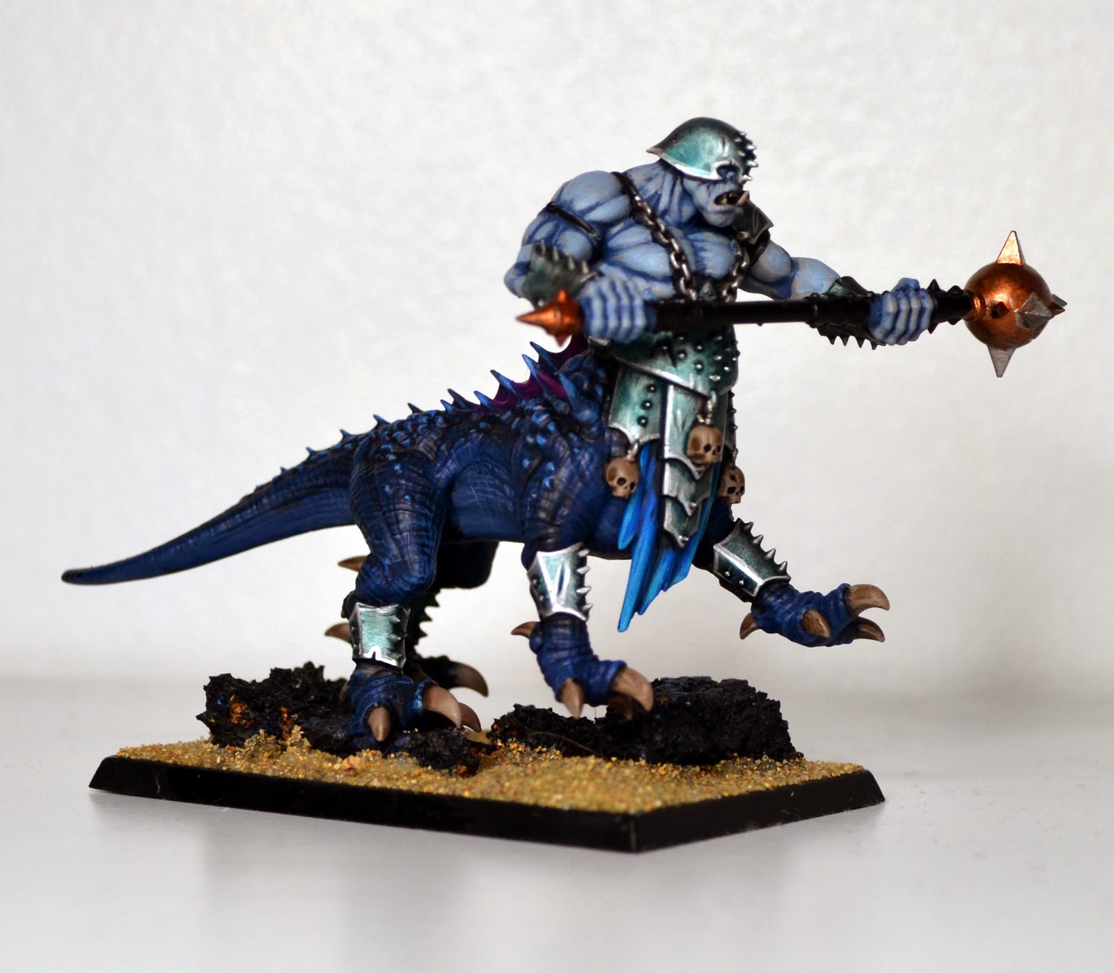 Dice and Brush: Miniature Monday: Dragon Ogre and Chaos Ogre WIP:s