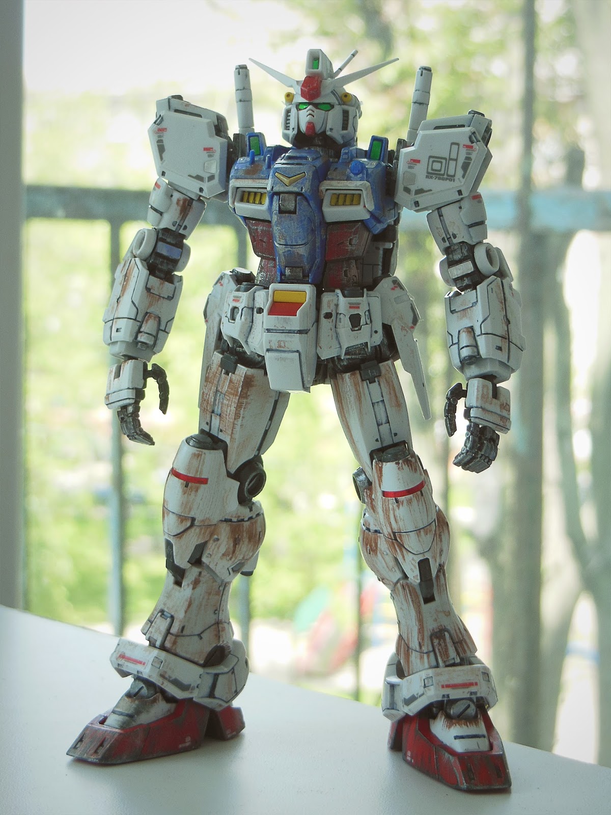 Gundam Workshop: Gundam GP01 test photo 02 an additional color