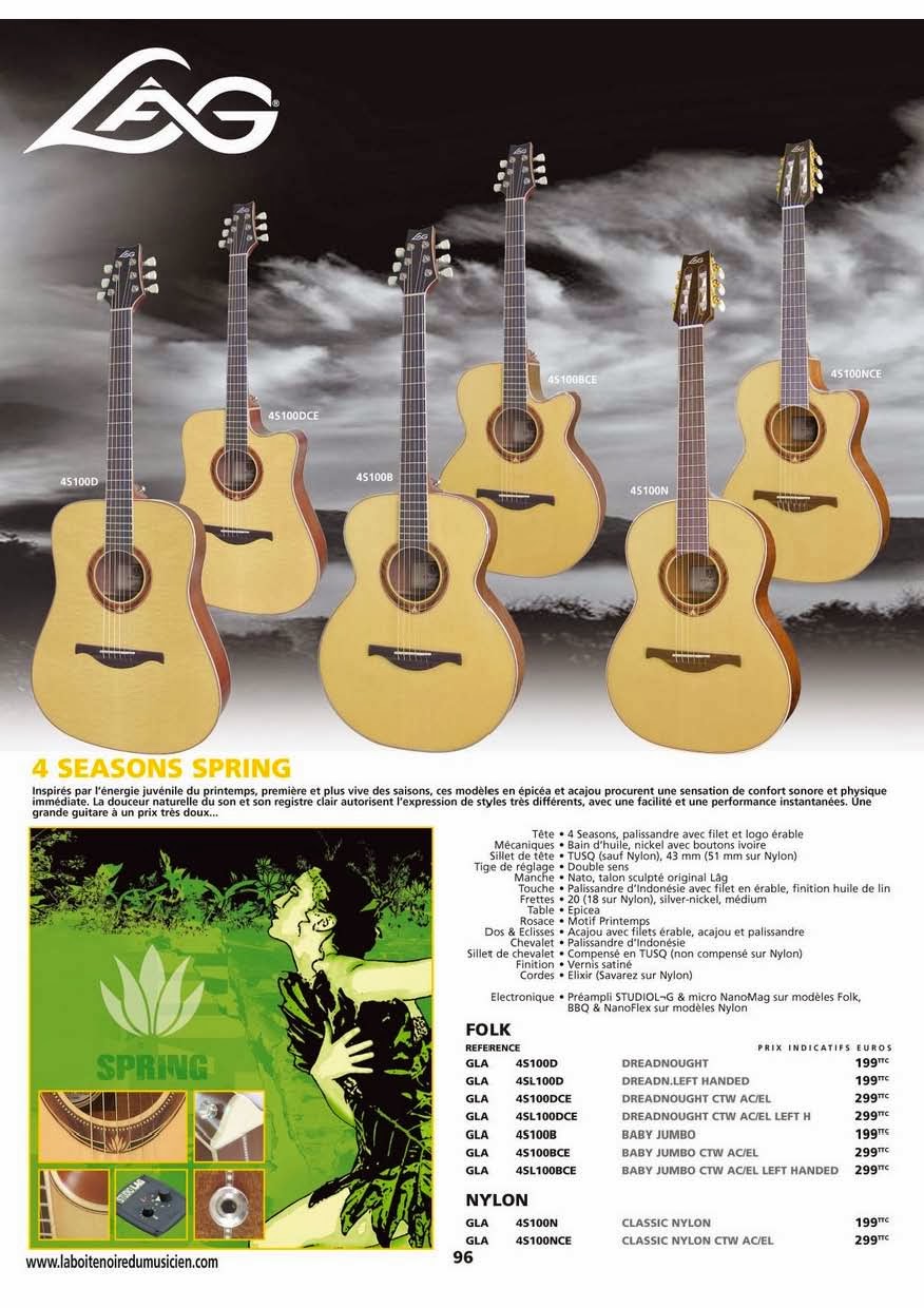 ROB SILVER: 2009 LAG GUITARS CATALOGUE