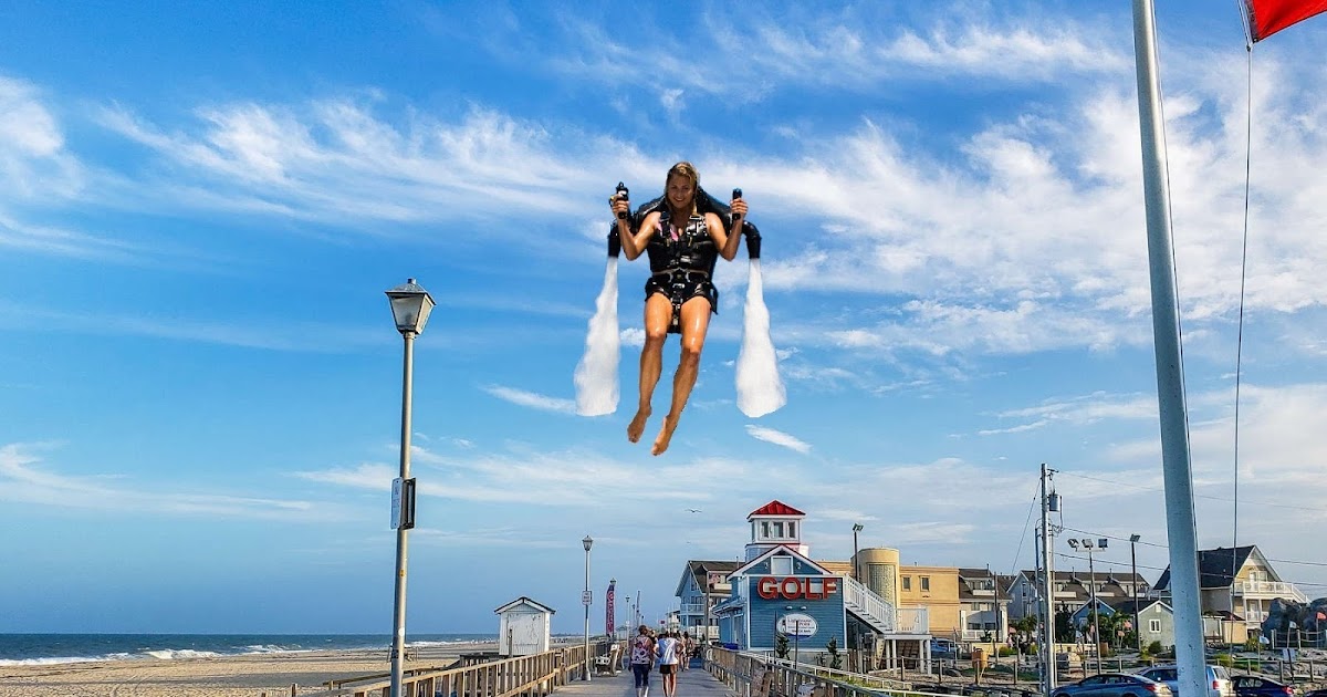 Jetpack Rides Take Off on Point Beach Boardwalk