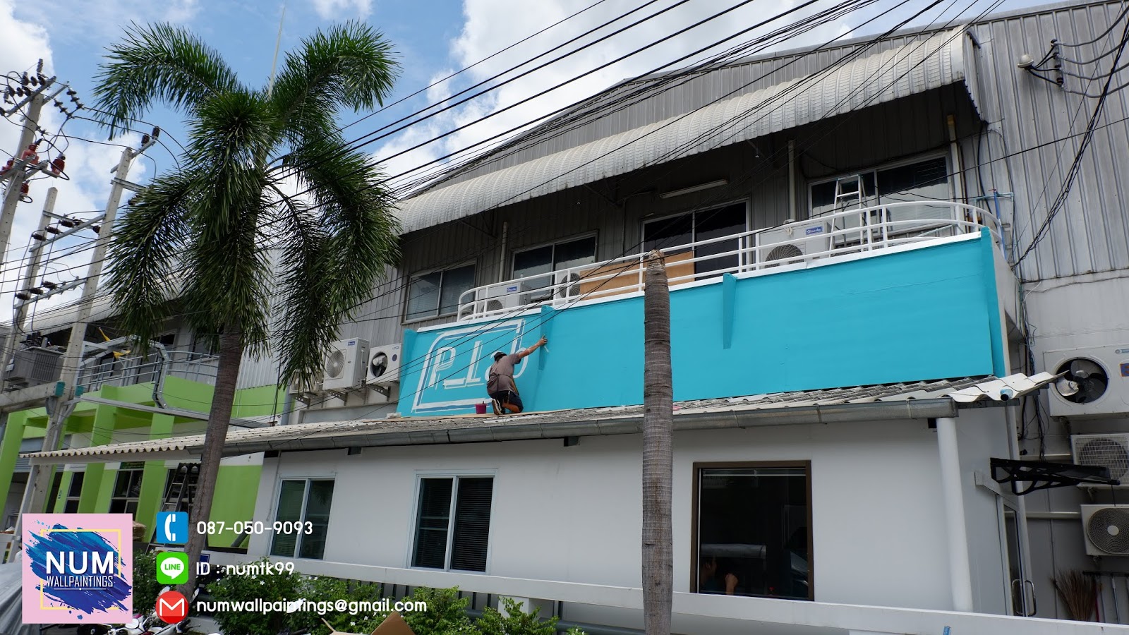 บริการงานเพ้นท์ผนัง สำนักงาน โรงแรม ร้านค้า ออฟฟิศ คอนโด โรงเรียน