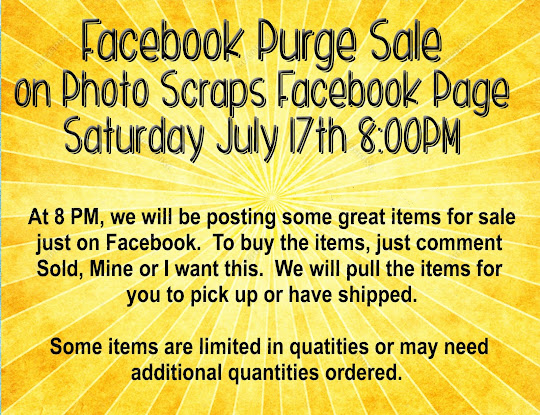 Photo Scraps: Purge Sale & Dem Day To Go This Saturday