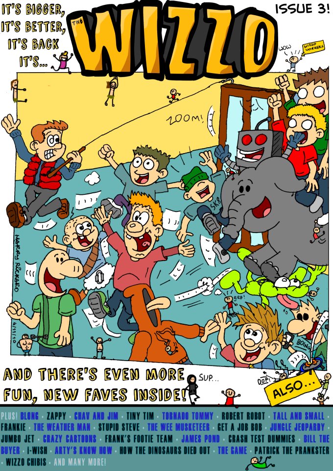 Wacky Comics!: The Wizzo Issue 3 and 4!