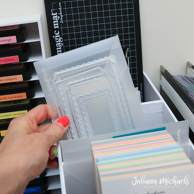 Workspace Wednesday | How to Organize Slimline Card Supplies with the ...