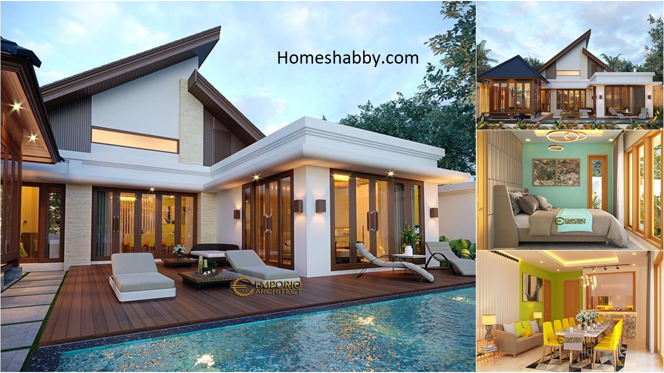 7 Inspirasi Desain Rumah Gaya Tropis Modern Terbaik Tahun ini ...