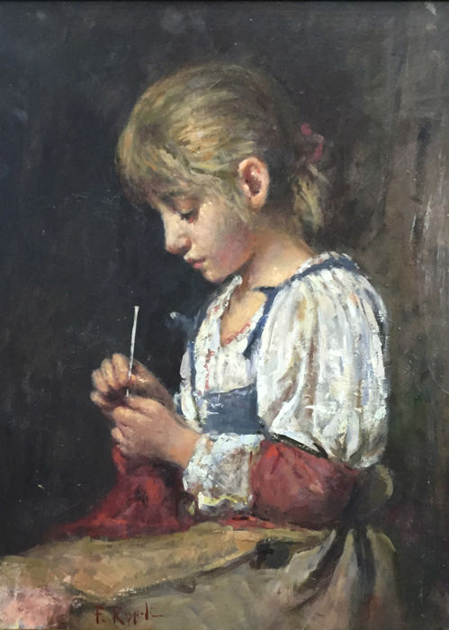 Franco Rispoli (Italian, 1921-1989) | Genre painter | Fine Art Masters