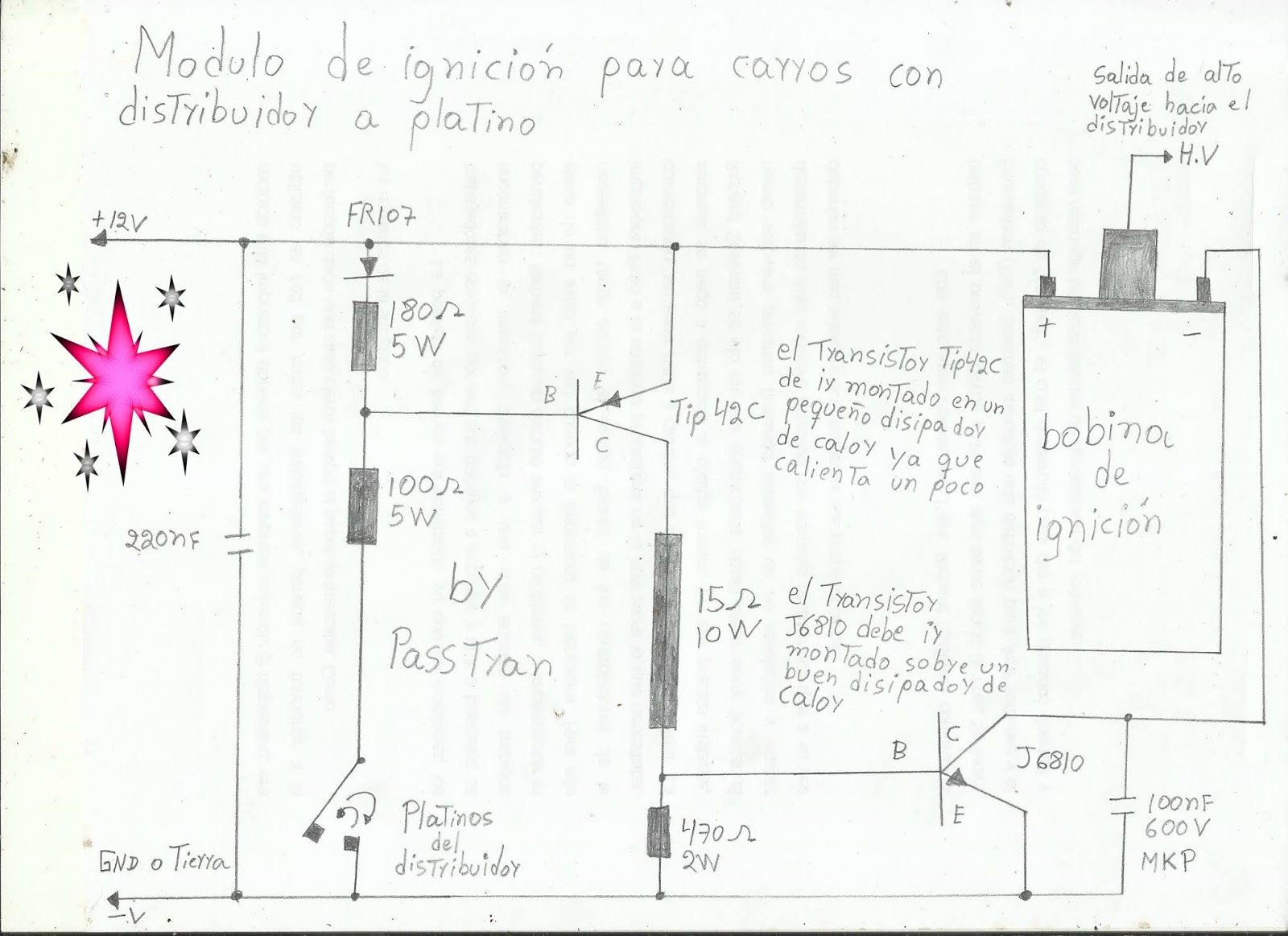 módulo de ignición casero para carros con distribuidores a platinos ...