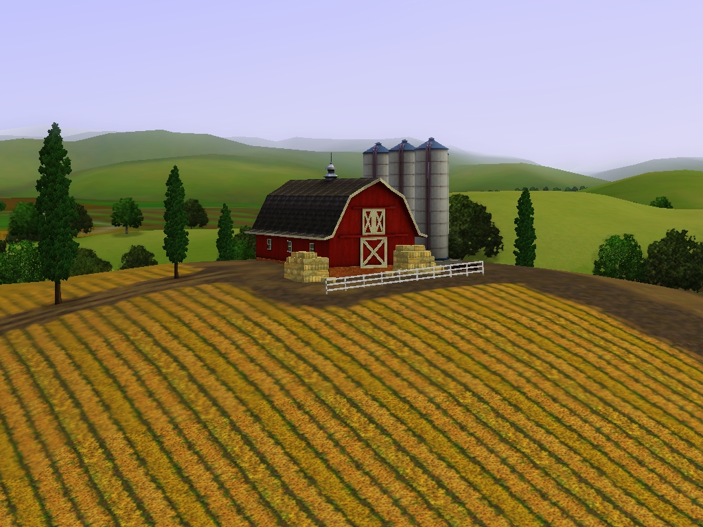 Sims 3: Scenery Pictures: Riverview: Barn