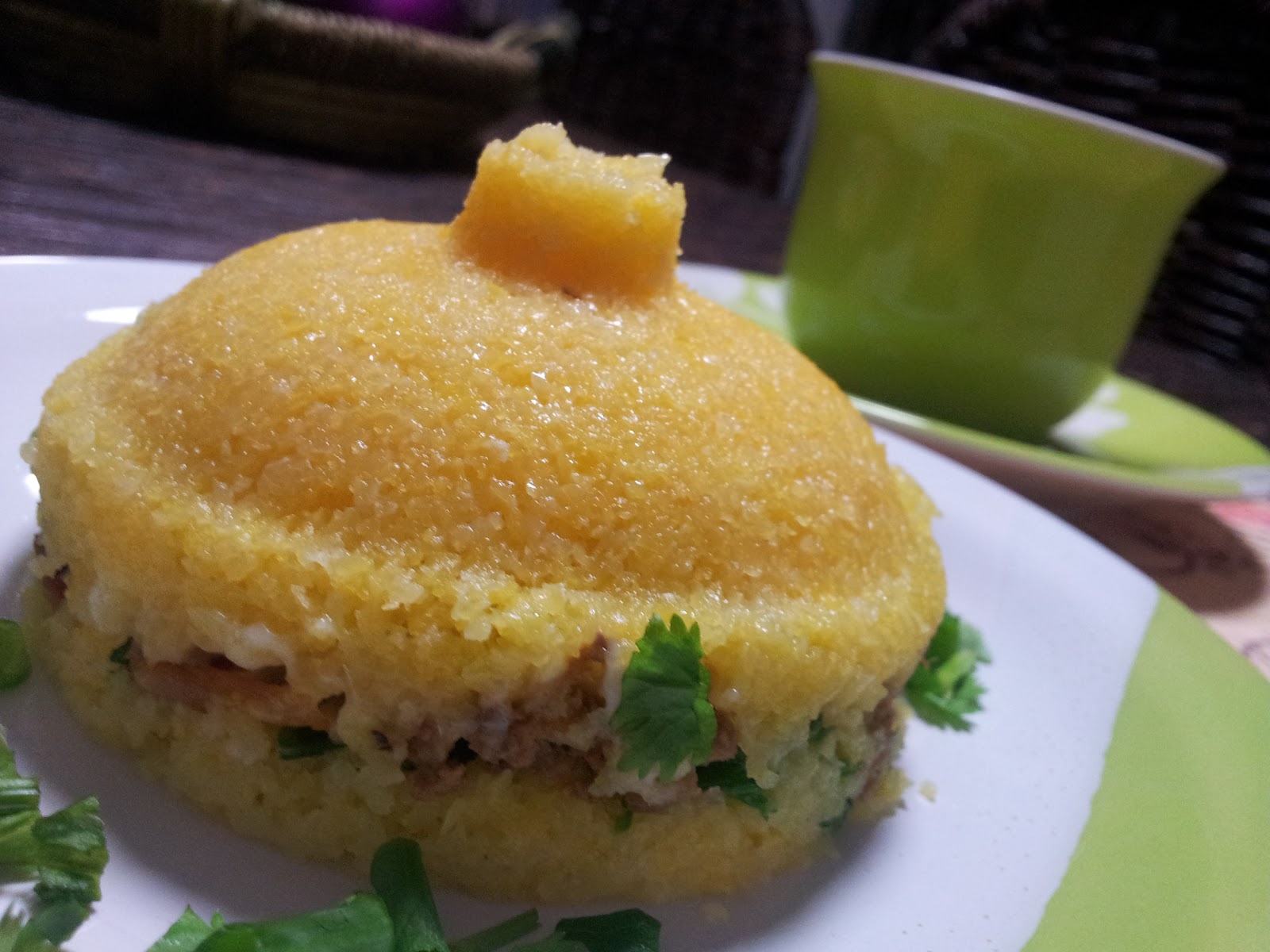 Cuscuz recheado de delícias